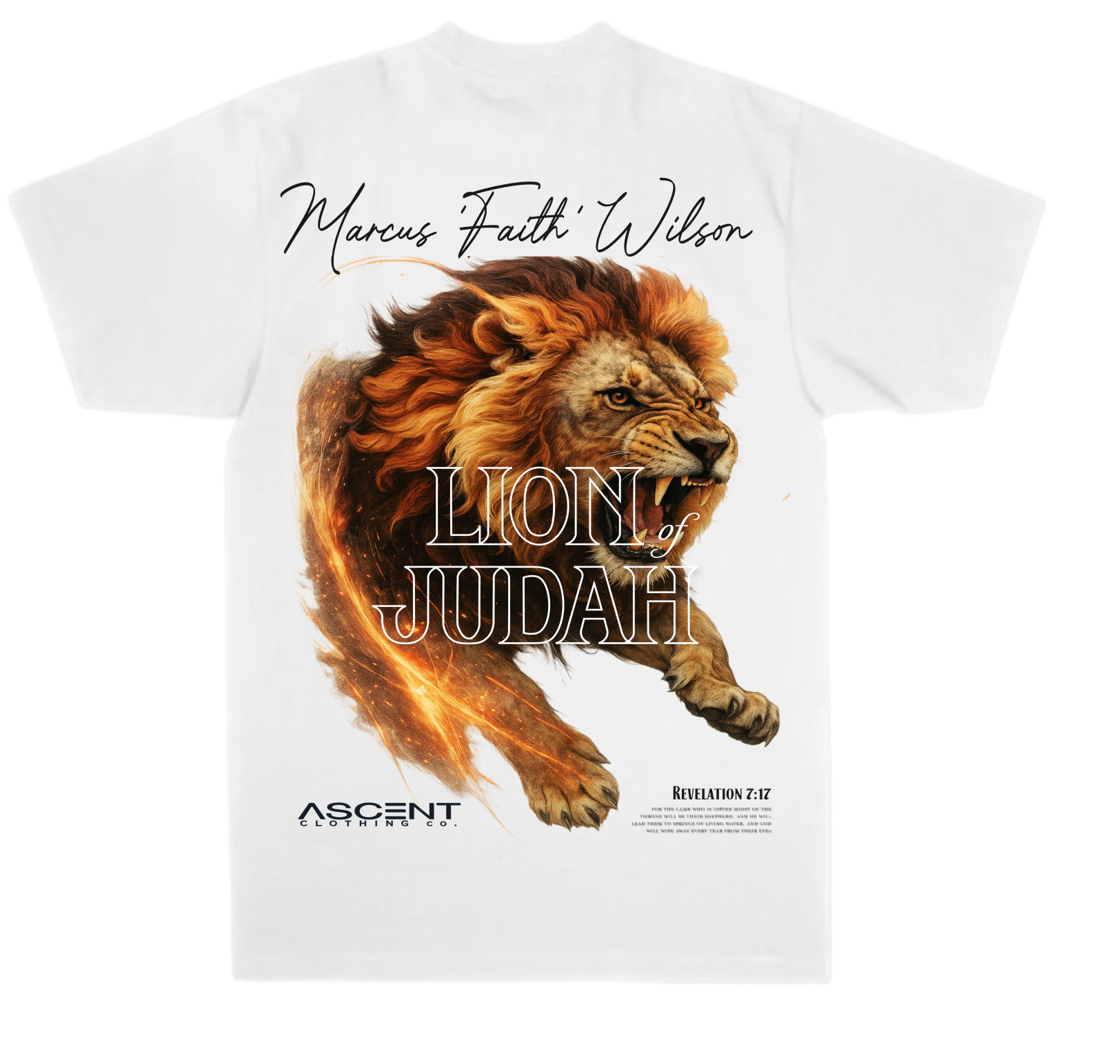 Lion of Judah Kingdom Fighter x Marcus Wilson – Ascent Clothing Co.